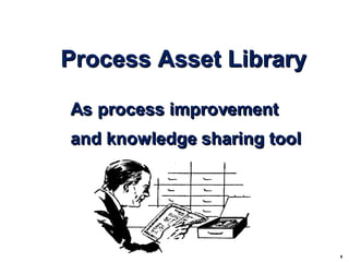 Process asset library as process improvement and knowledge sharing tool ...
