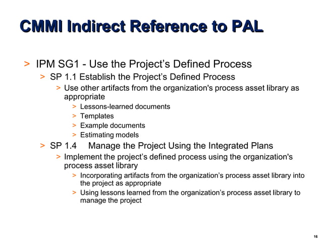 Process asset library as process improvement and knowledge sharing tool ...