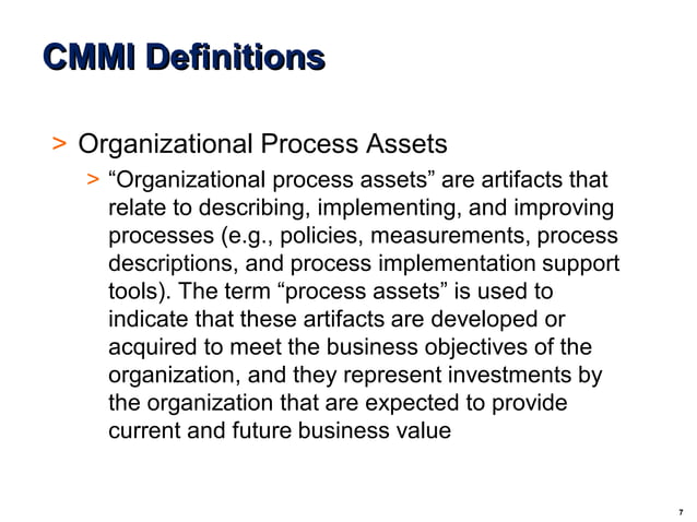 Process asset library as process improvement and knowledge sharing tool ...