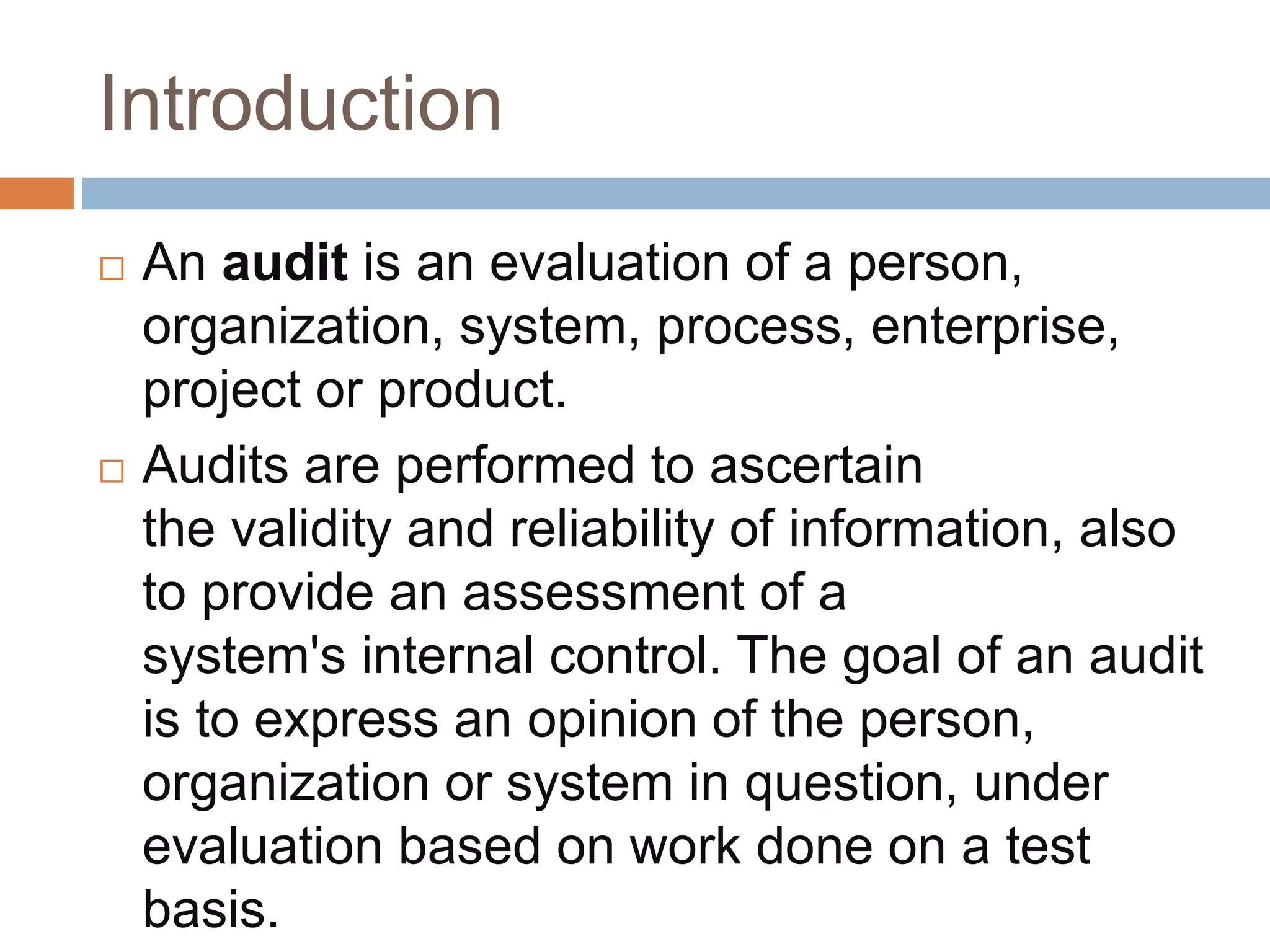 Process Audit and ISO | PPTX