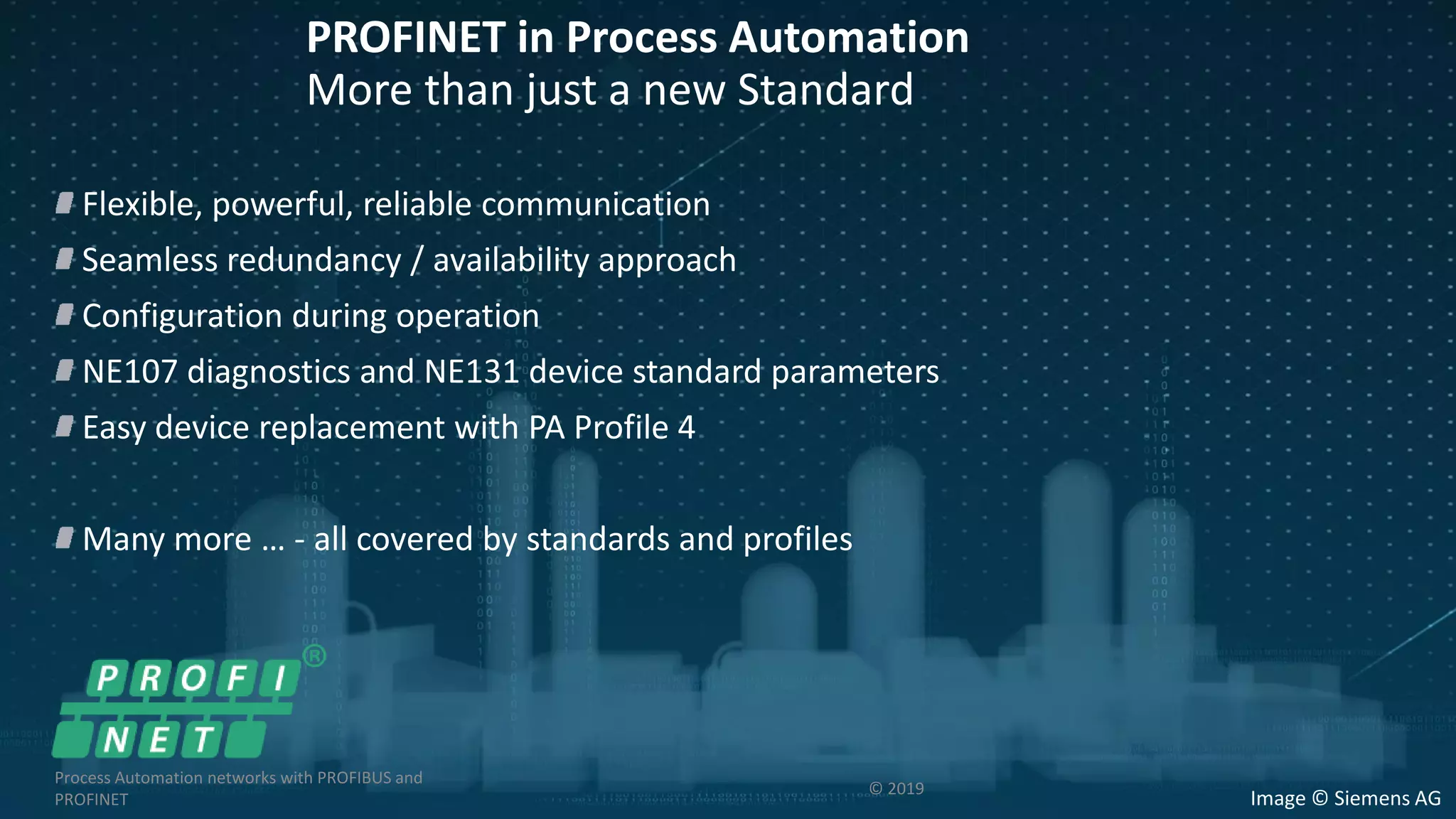 Process automation networks with PROFIBUS and PROFINET - Karsten Schneider, PI Chairman | PDF