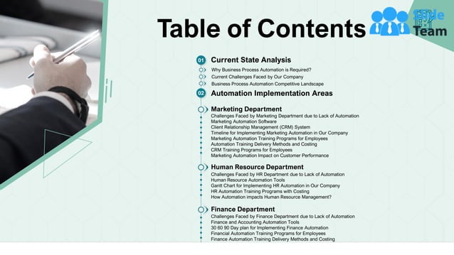 Process Automation Powerpoint Presentation Slides