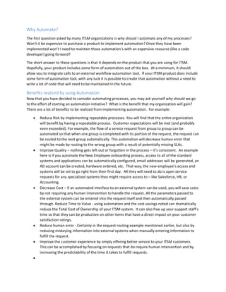 Process automation report | PDF