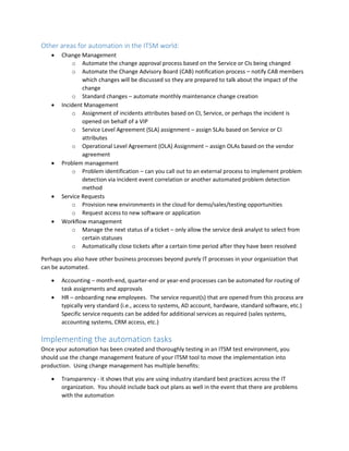Process automation report | PDF