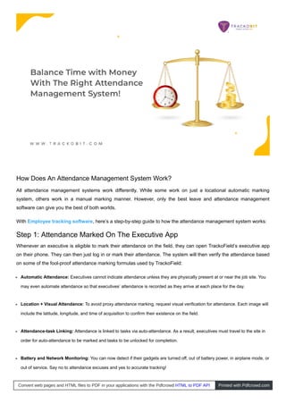 Process, Benefits and Solutions For Attendance Management System.pdf