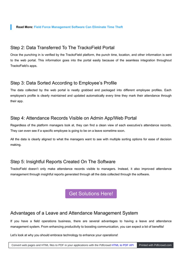 Process, Benefits and Solutions For Attendance Management System.pdf