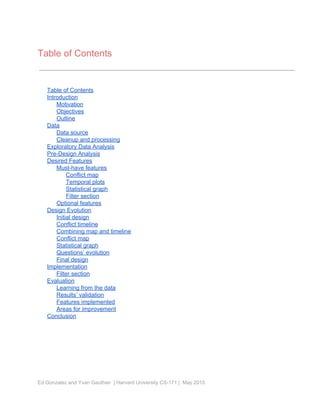 Harvard CS­171 (Data Visualization) Final Project | PDF