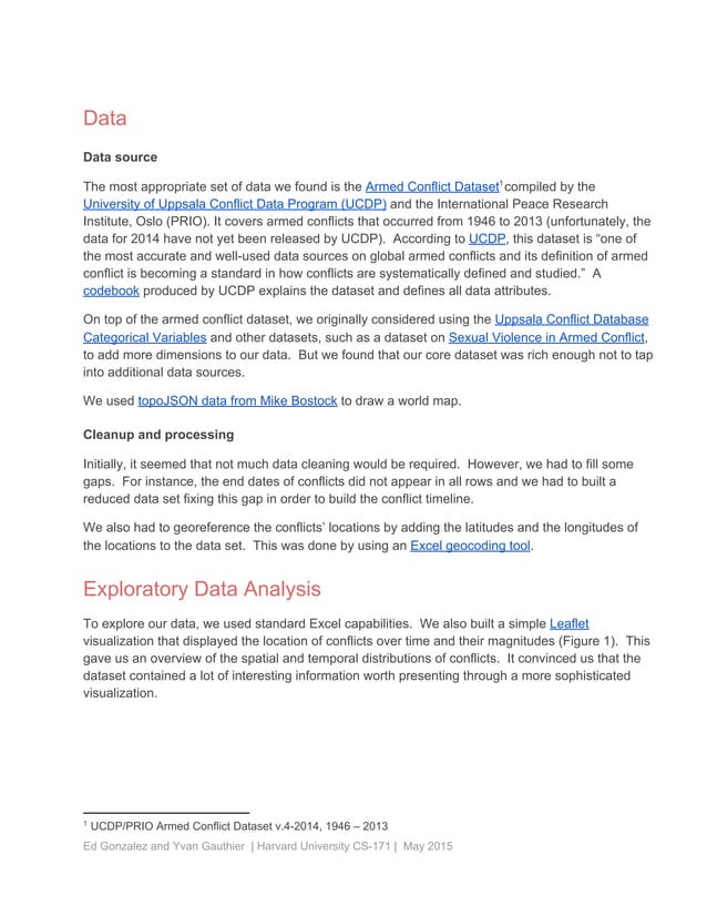 Harvard CS­171 (Data Visualization) Final Project | PDF
