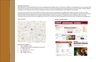 Restaurant Renovation Design - Process Book | PDF