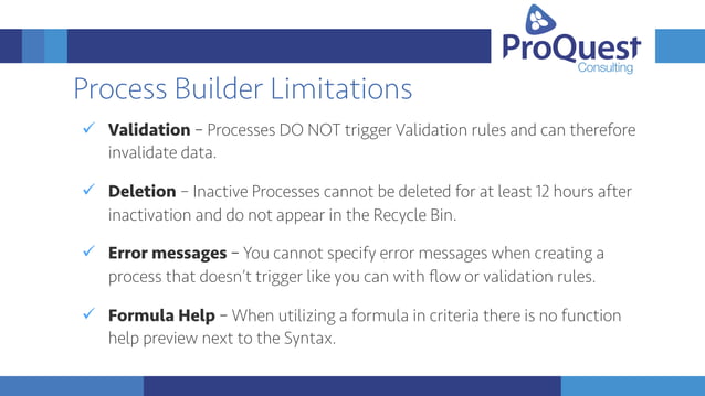 Process builder vs Triggers | PPT