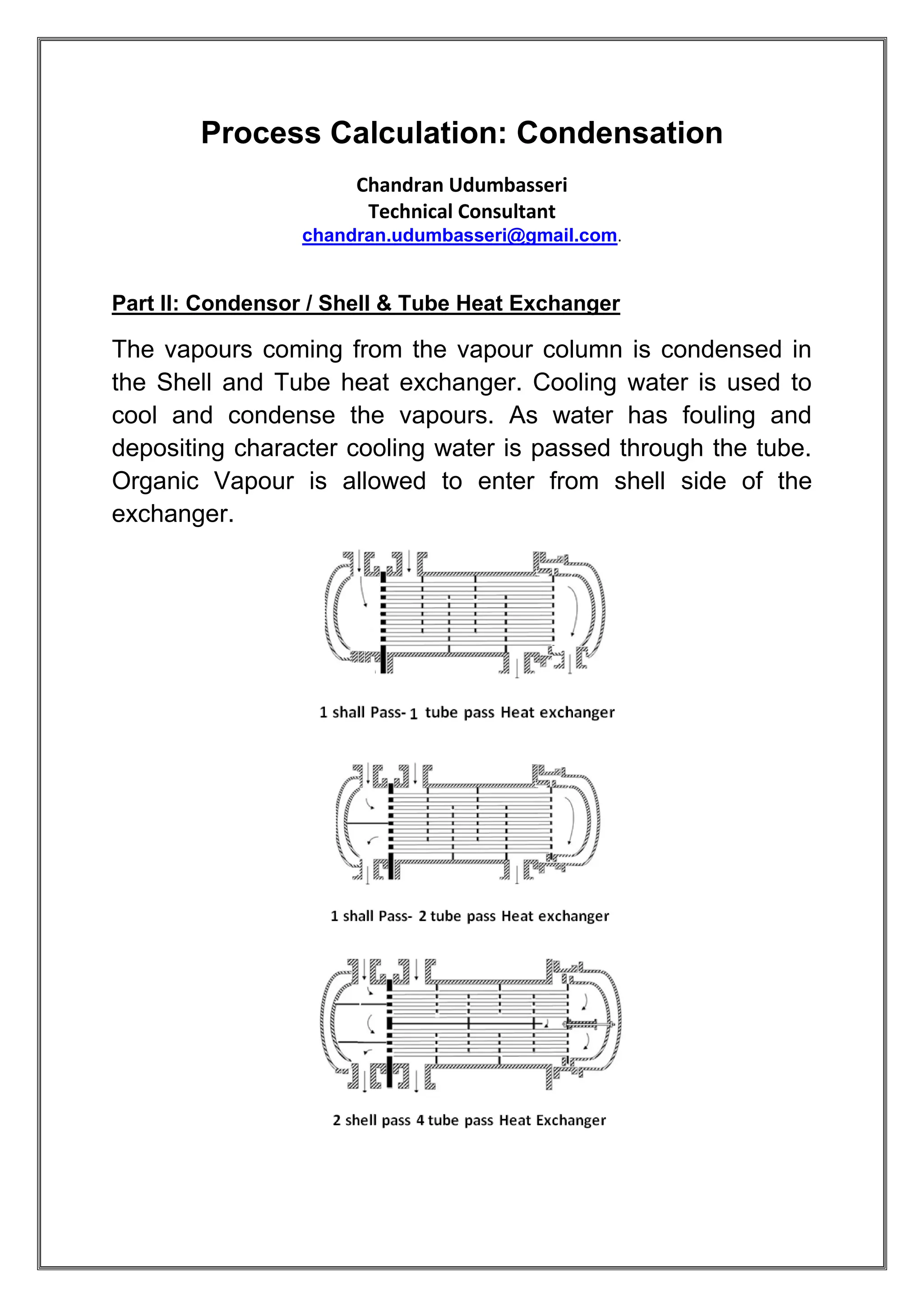 Process calculation condensation | PDF