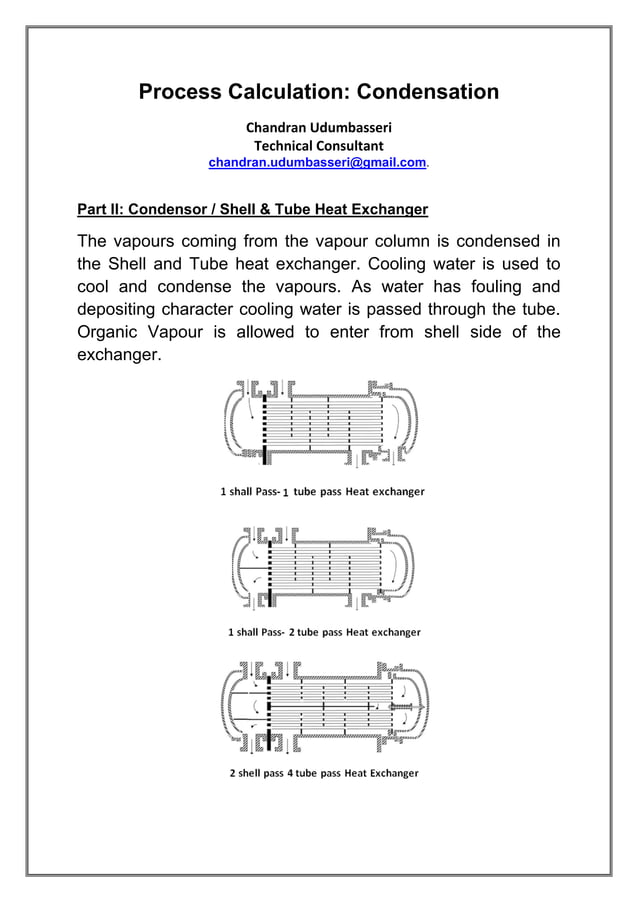 Process calculation condensation | PDF | Home Appliances | Home & Garden