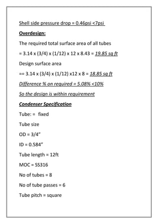 Process calculation condensation | PDF