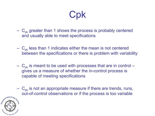 Process Capability - Cp, Cpk. Pp, Ppk | PDF