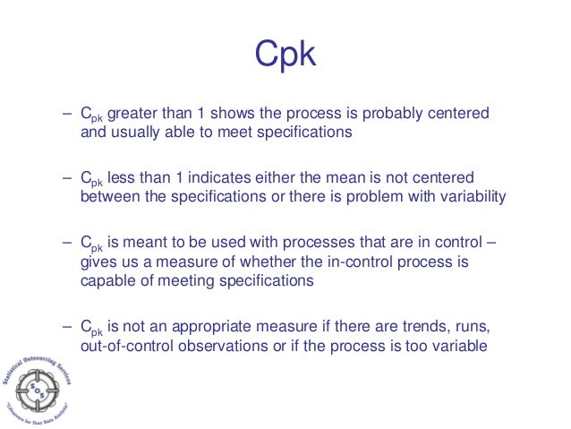Process Capability Cp Cpk Pp Ppk
