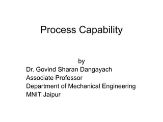 Process Capability.ppt related to quality | PPT