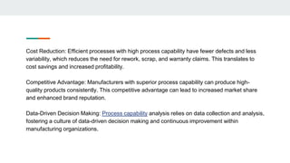 Process Capability: A Key to Quality and Performance in Manufacturing | PPT