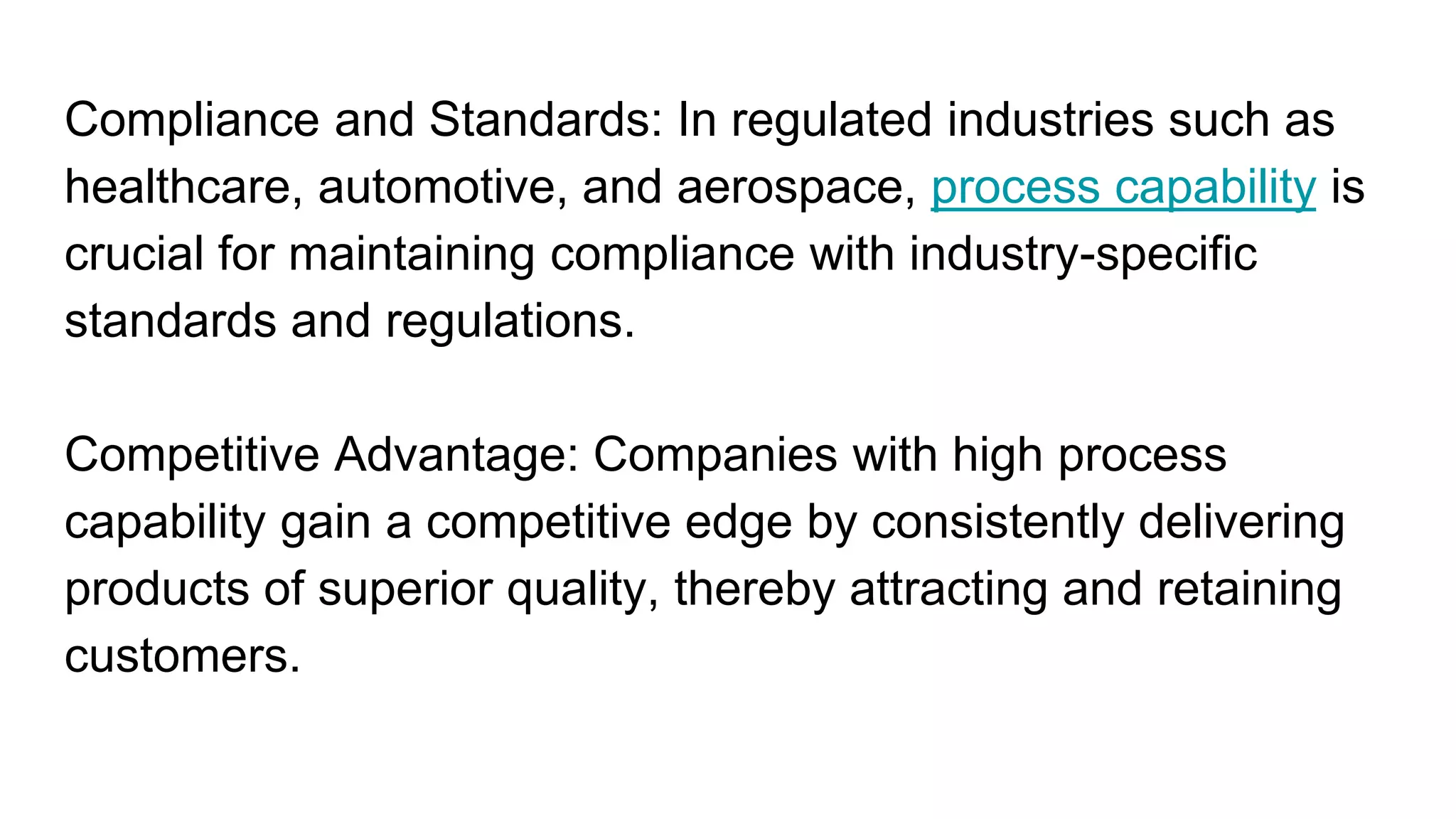 Process Capability in Manufacturing: Achieving Excellence in Quality | PPT