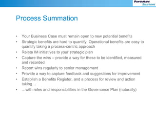 Process-Centric Governance and Information Architecture | PPT