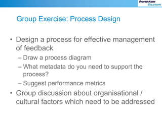 Process-Centric Governance and Information Architecture | PPT
