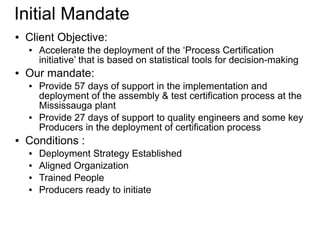 Process certification | PDF