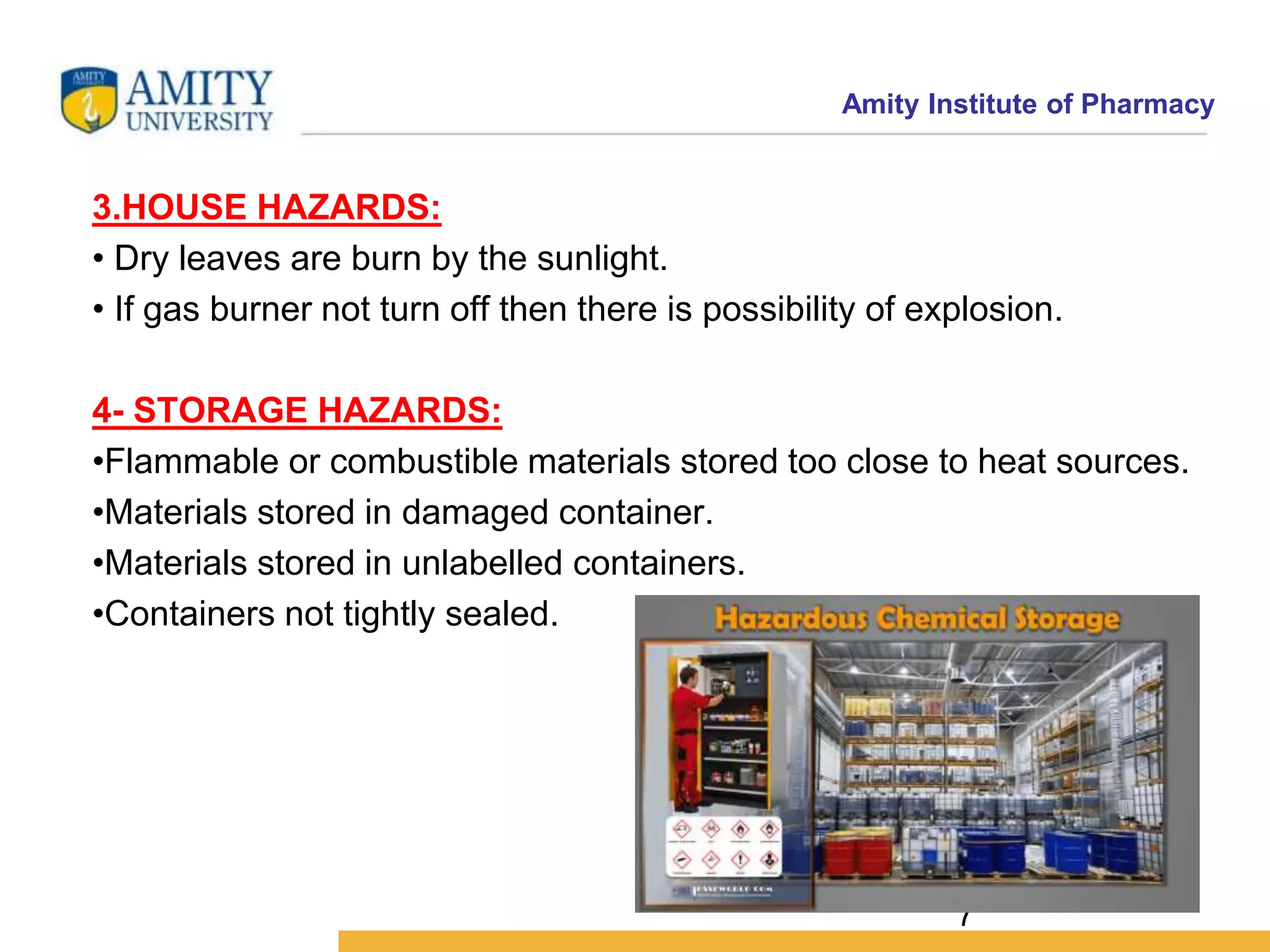 Process Chemistry Fire Hazards Presentation.pptx for M. Pharm ...