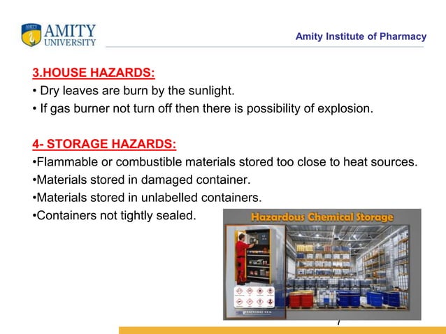 Process Chemistry Fire Hazards Presentation.pptx for M. Pharm ...
