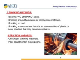 Process Chemistry Fire Hazards Presentation.pptx for M. Pharm ...