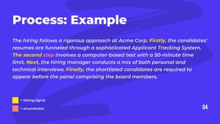 Process & Chronology | PPT