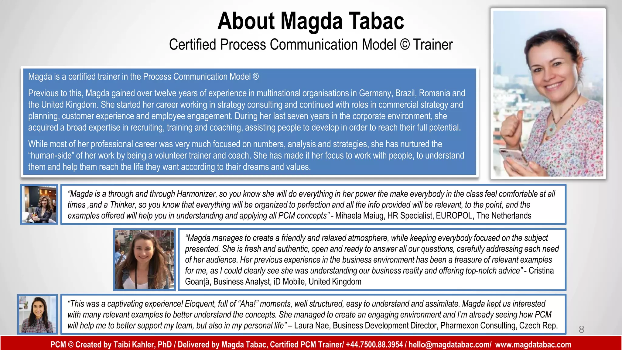 Process Communication Model - Magda Tabac | PDF