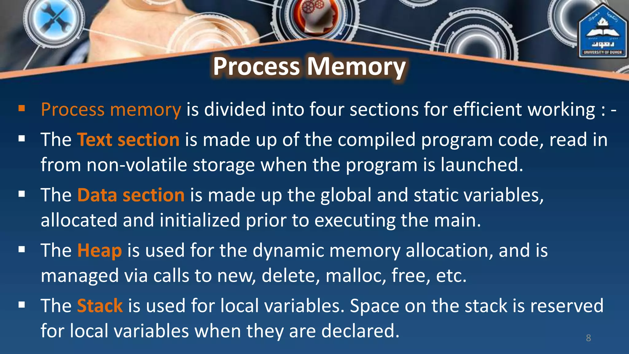 Process concept | PPTX | Operating Systems | Computer Software and Applications
