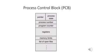 Process Concepts (voice over ppt) | PPT