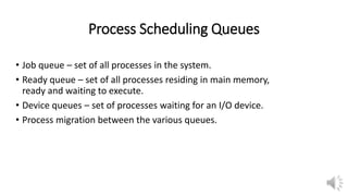 Process Concepts (voice over ppt) | PPT