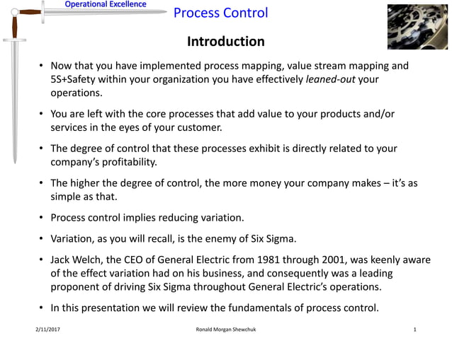 Process Control | PPT