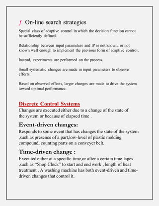 Process control examples and applications | DOCX