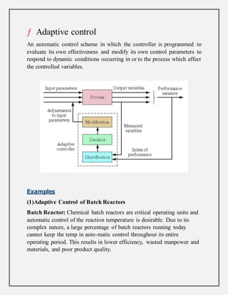 Process control examples and applications | DOCX