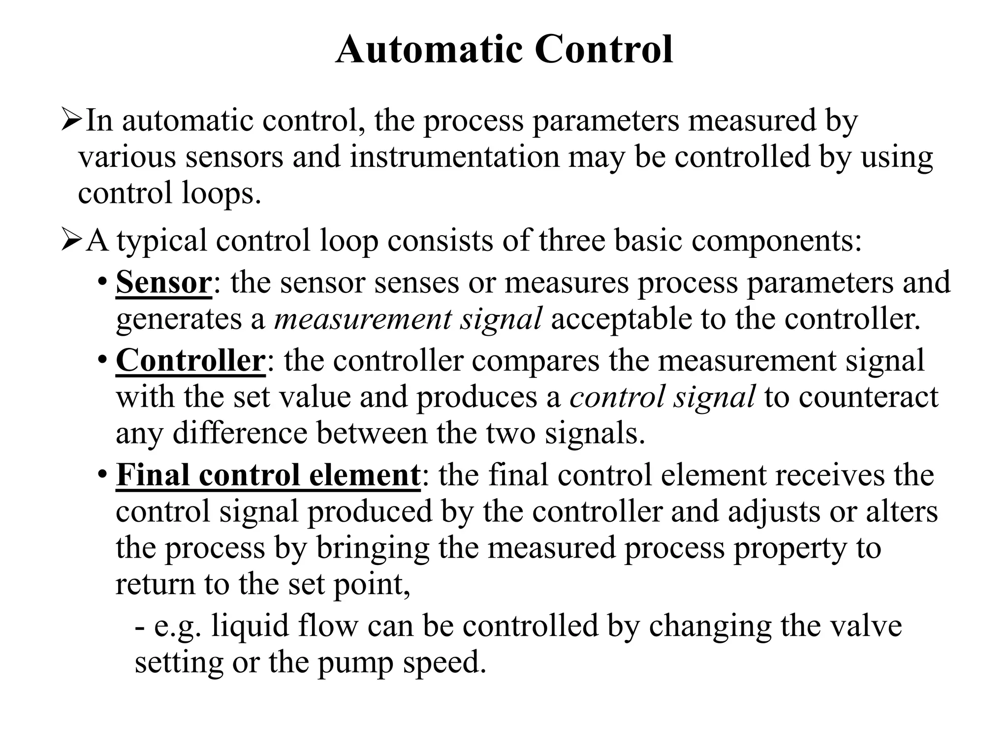 Process control introduction | PPTX