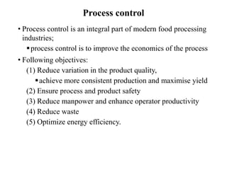 Process control introduction | PPTX
