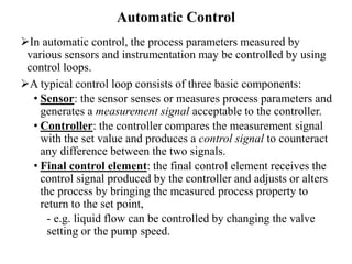 Process control introduction | PPTX