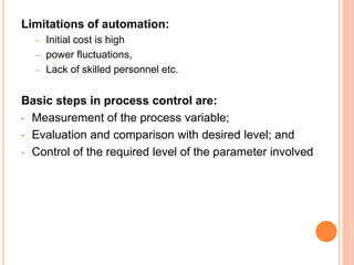 mechatronics ,Process control & automation | PPTX