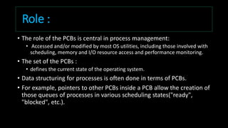 Process control block(PCB) | PPTX