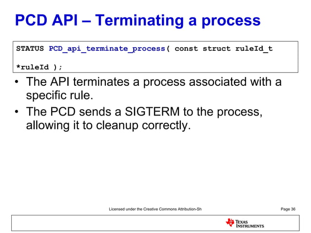 PCD - Process control daemon | PPT | Operating Systems | Computer ...