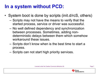 PCD - Process control daemon - Presentation | PPT