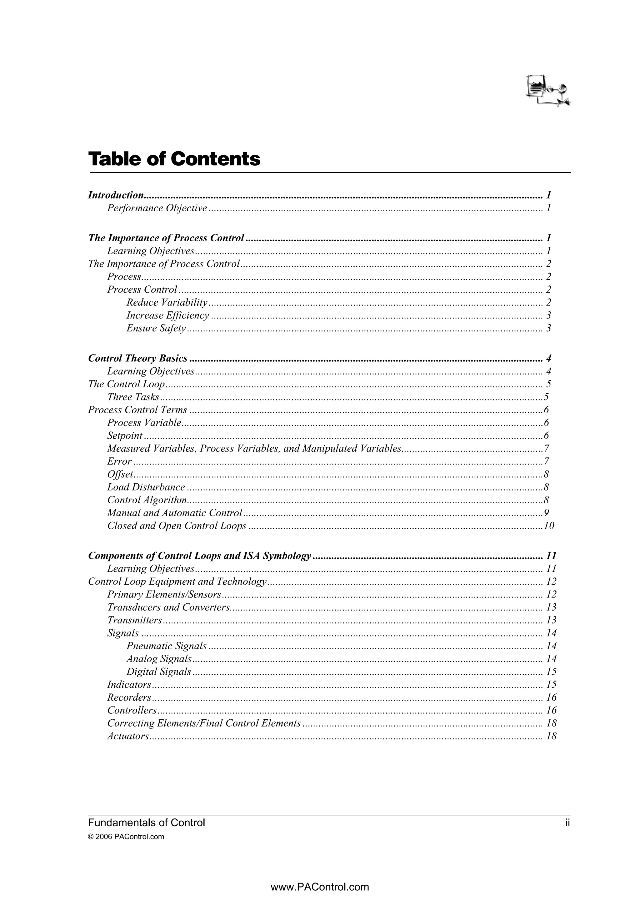 Process control fundamentals | PDF
