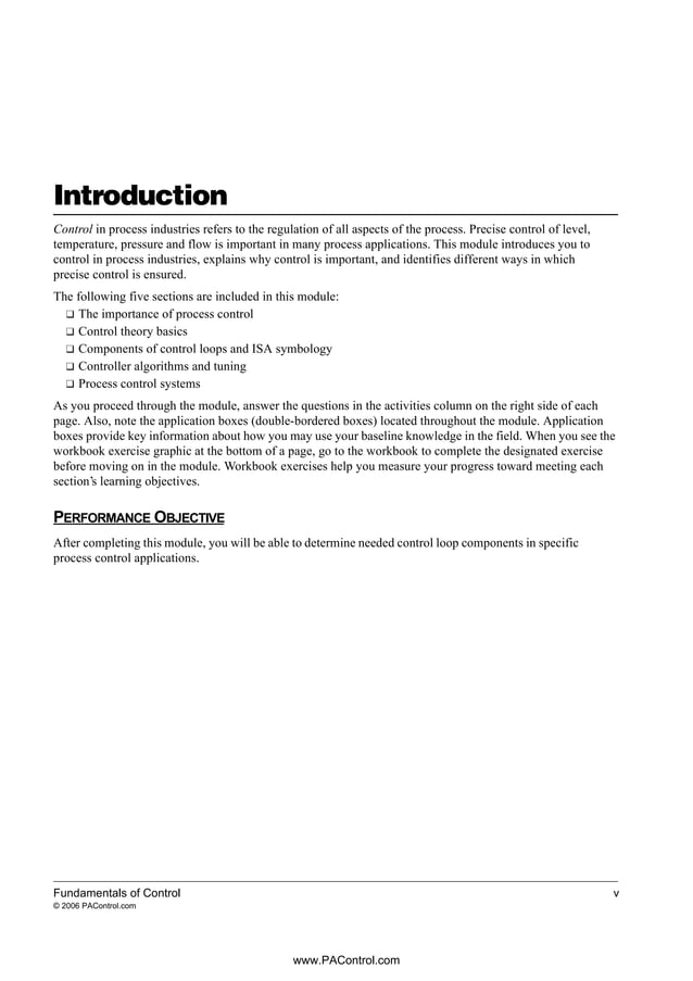 Process control fundamentals | PDF