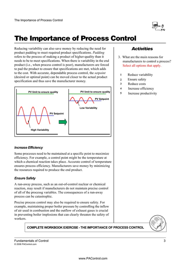 Process control fundamentals | PDF
