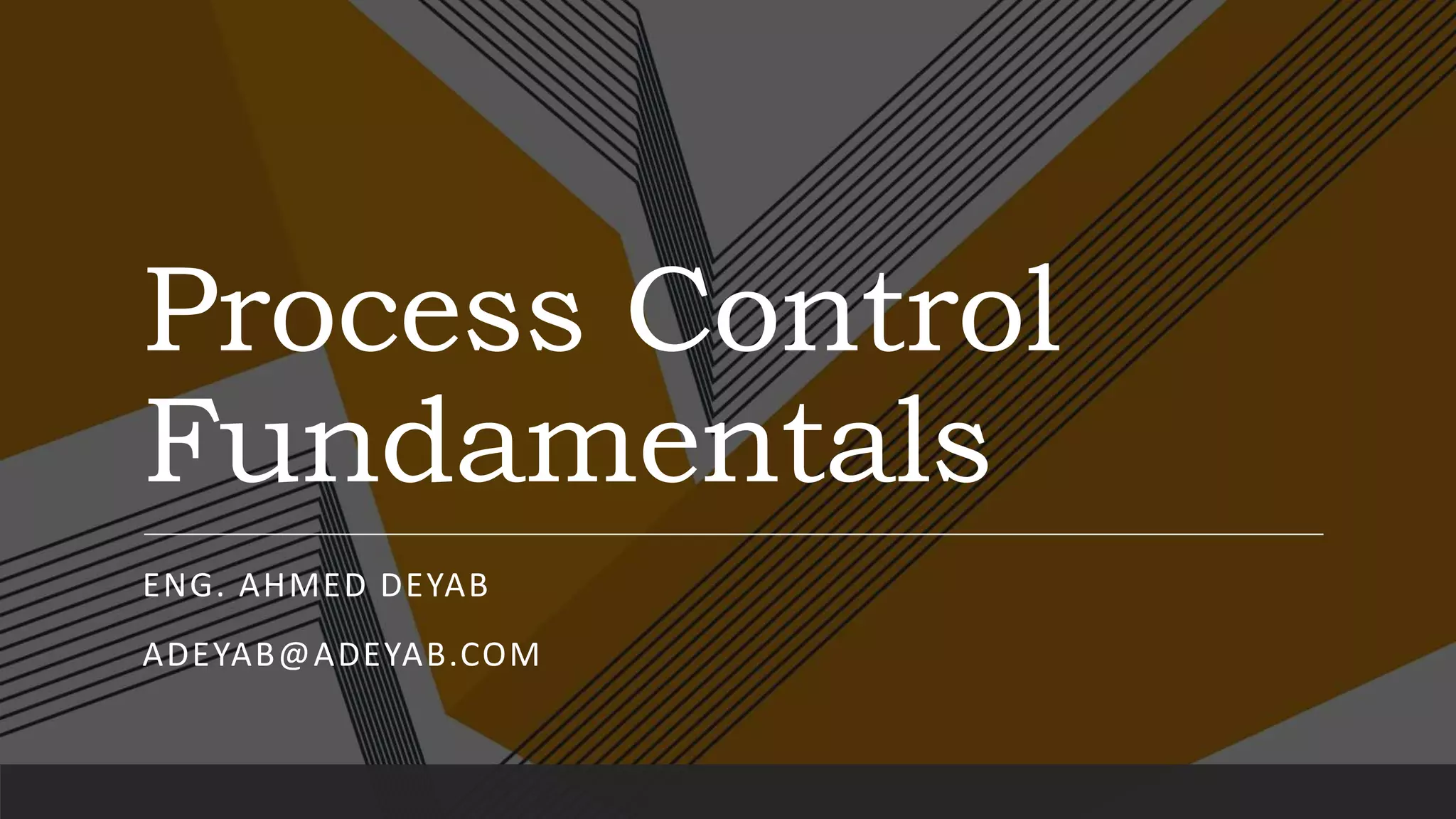 Process Control Fundamentals and How to read P&IDs | PPTX