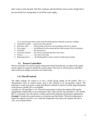 Process control handout new1 | DOC | Mechanical and Industrial ...