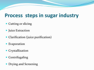 Process control in sugar industry | PPTX
