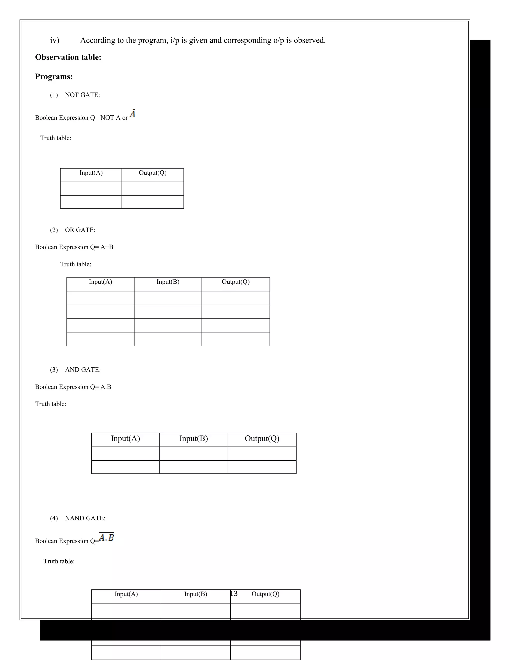 Process control lab manual | DOC